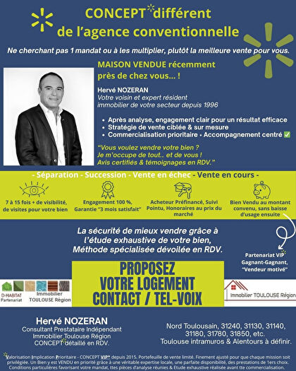 Maison à vendre - Toulouse, Bonnefoy - 6 pièces - 4 chambres