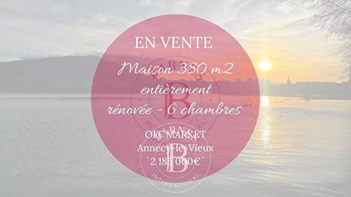 Maison à vendre - Annecy-le-Vieux, Annecy-le-Vieux Nord - 7 pièces - 6 chambres