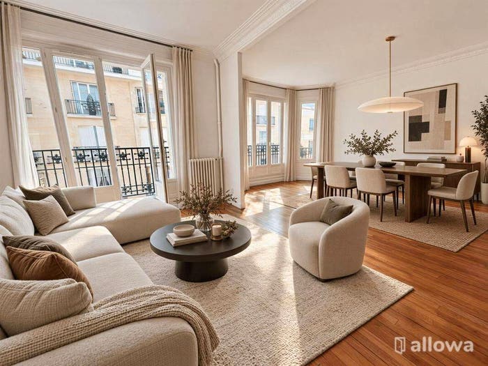 Auteuil Nord, Paris 16ème arrondissement - Appartement 3 pièces à louer