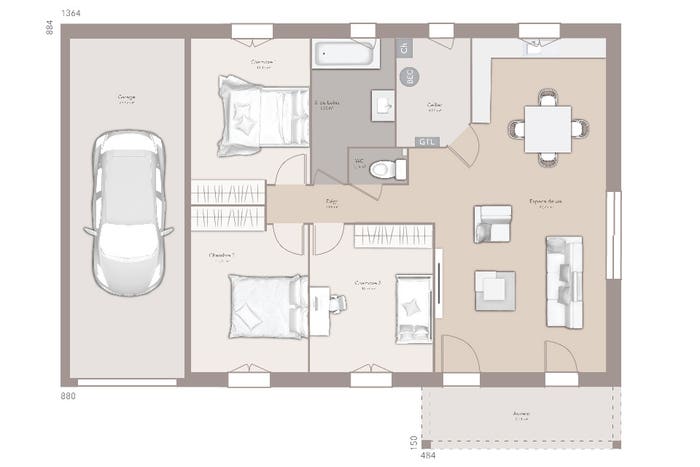 Maisons à vendre et appartements à louer - 2