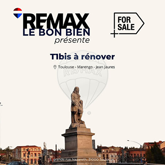 Toulouse, Marengo, Jolimont, Médiathèque, La Colonne : Appartement 1 pièce à vendre
