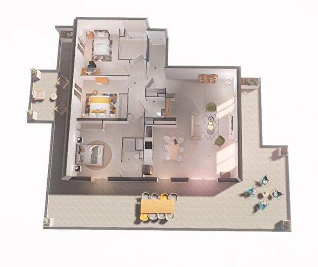 Appartement à vendre - Vallauris, Pertuades - 4 pièces - 3 chambres