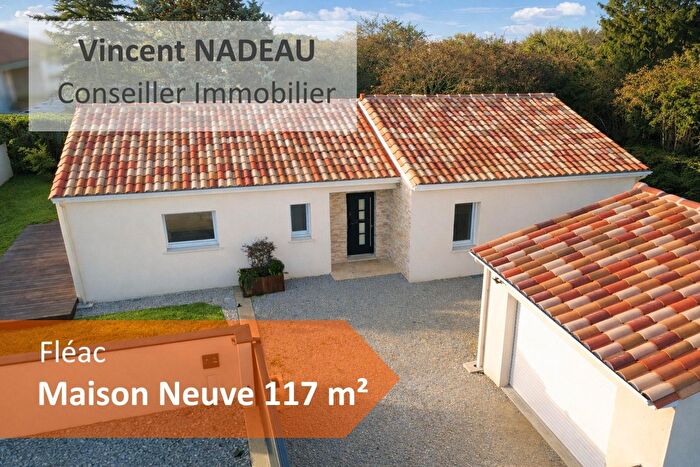 Maison à vendre - Fléac - 6 pièces - 4 chambres