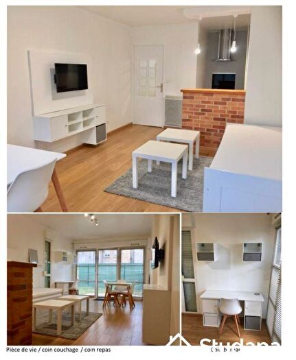 Barbâtre-Saint Remy-Verrerie, Reims : Appartement 1 pièce à louer