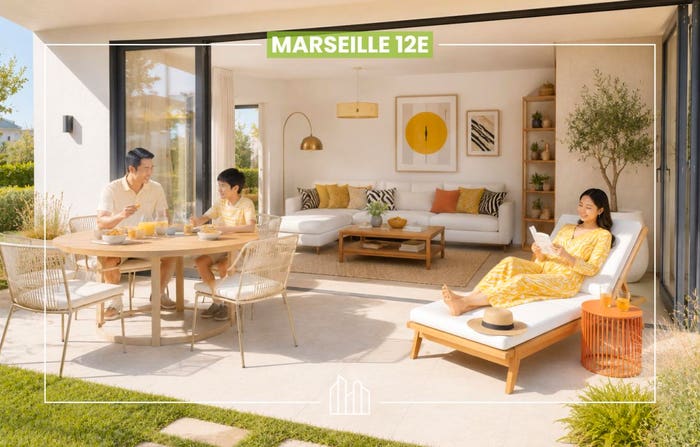Maison 3 pièces à vendre - Marseille 12ème, Saint-Barnabé