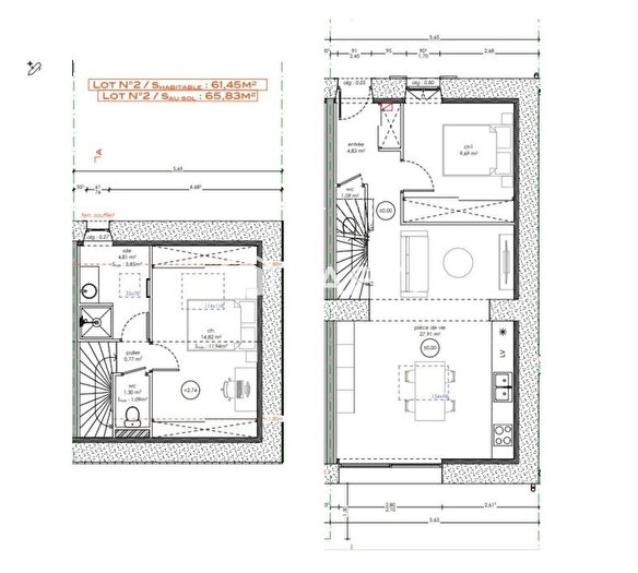 Maisons à vendre et appartements à louer - 2