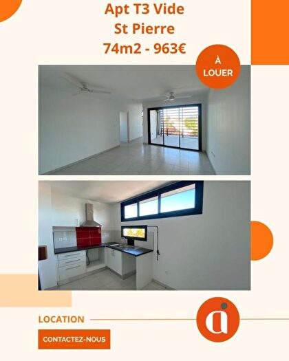 Appartement 3 pièces à louer - Saint-Pierre