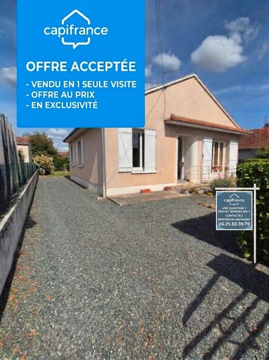 Maison 3 pièces à vendre - Mably
