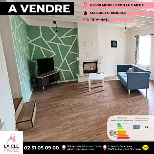 Maison 4 pièces à vendre - Mouilleron-le-Captif