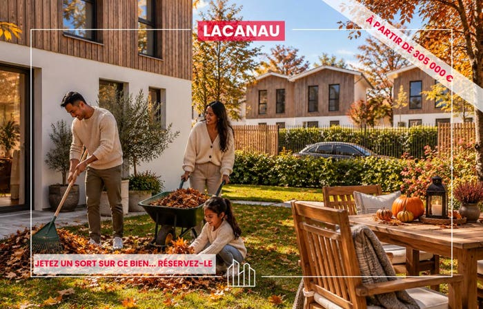 Maison 3 pièces à Lacanau, Lacanau ville, Centre-ville, à vendre