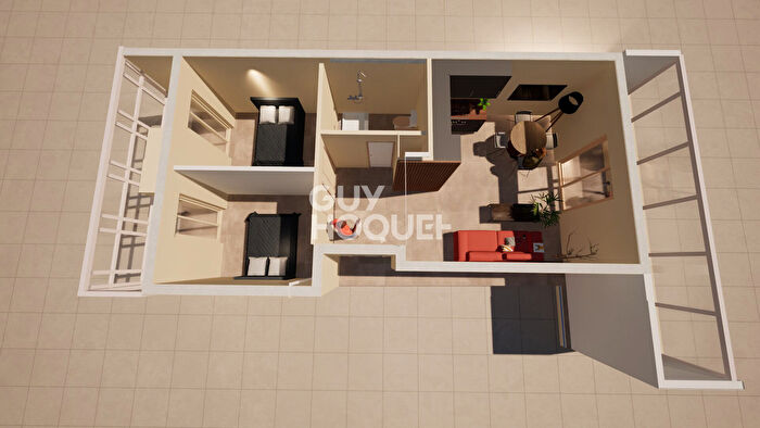 Appartement à vendre - Ajaccio, Casone, Trottel - 3 pièces - 2 chambres