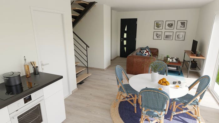 Joué-lès-Tours, Centre-ville : Maison 4 pièces à vendre