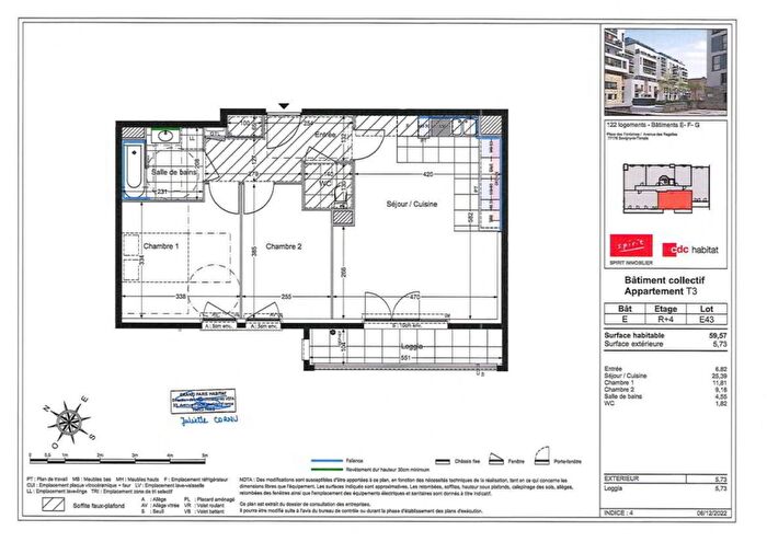Appartement à louer - Savigny-le-Temple, Plessis la Forêt - 3 pièces