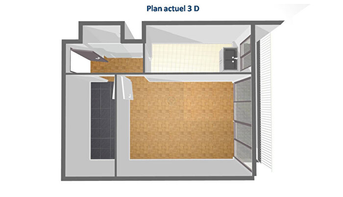 Appartement à vendre - Paris e , Nation, Alexandre Dumas - 1 pièce