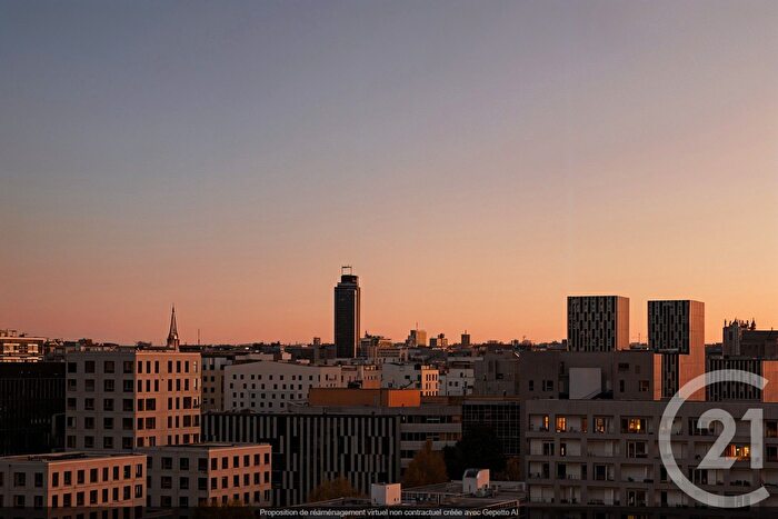 Appartement à vendre - Nantes, Ile de Nantes - 4 pièces - 3 chambres