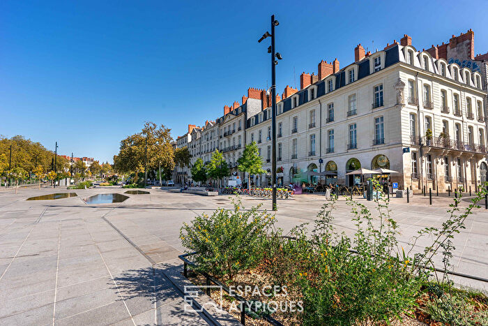 Appartement à vendre - Nantes, Centre-ville - 5 pièces - 2 chambres