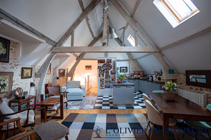 Appartement à vendre - Montfort-lAmaury - 4 pièces - 2 chambres