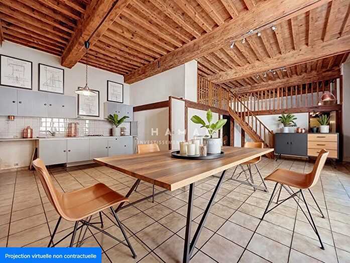 Appartement à vendre - Lyon e , Croix Rousse Est - 3 pièces - 2 chambres