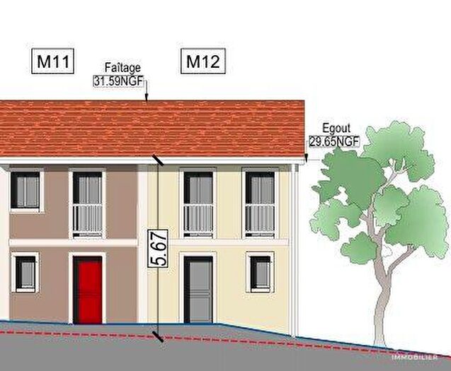 Maison à vendre - Martillac - 3 pièces - 2 chambres