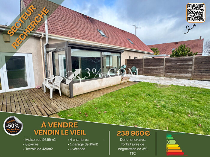 Maison à vendre - Vendin-le-Vieil - 6 pièces - 4 chambres