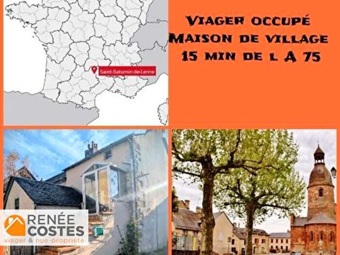 Maison à vendre - Saint-Saturnin-de-Lenne - 3 pièces - 2 chambres