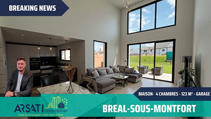 Maison à vendre - Bréal-sous-Montfort - 6 pièces - 4 chambres