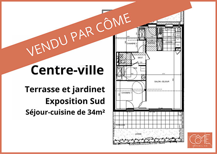 Appartement à vendre - Saint-Jouan-des-Guérets - 3 pièces - 2 chambres