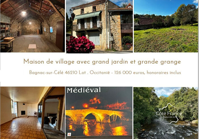 Maison à vendre - Bagnac-sur-Célé - 8 pièces - 4 chambres