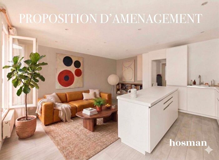 Appartement à vendre - Levallois-Perret, Trézel - 3 pièces - 1 chambre