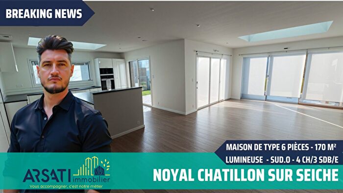 Maison à vendre - Noyal-Châtillon-sur-Seiche - 6 pièces - 4 chambres