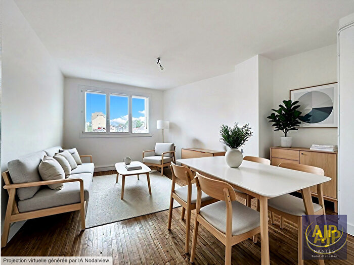 Nantes, Saint-Donatien, Tortière : Appartement 3 pièces à vendre