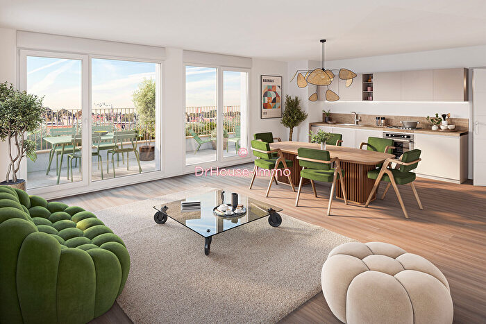 Appartement à vendre - Lambersart, Champ de Courses - 3 pièces - 2 chambres