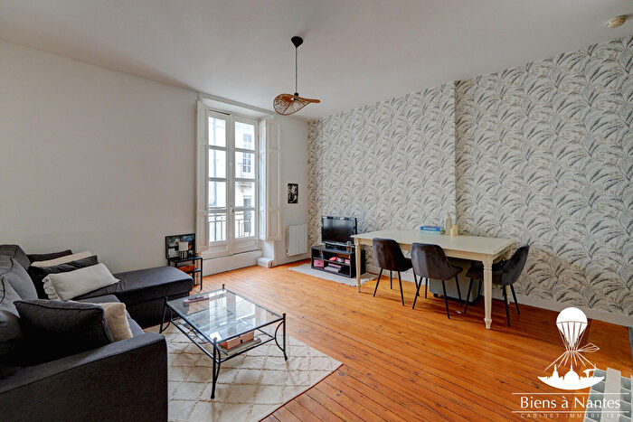 Appartement à vendre - Nantes, Centre-ville - 2 pièces - 1 chambre