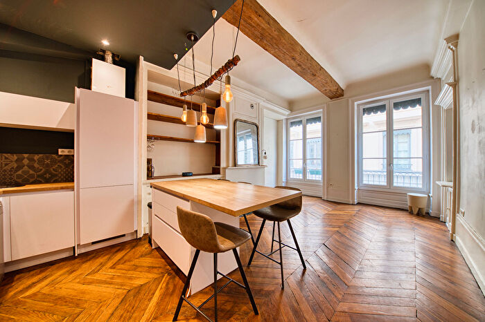 Appartement à vendre - Lyon er , Bas des Pentes, Presquîle - 3 pièces - 2 chambres