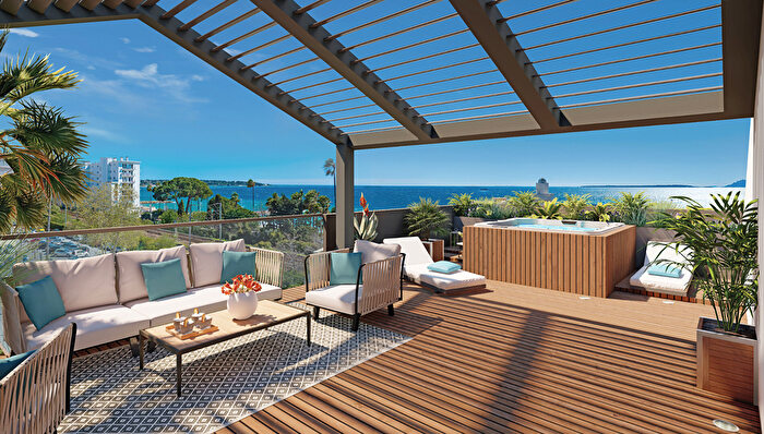 Appartement à vendre - Antibes, Antibes-les-Pins, Trianon, Le Fournel, Peyregoue - 3 pièces - 2 chambres