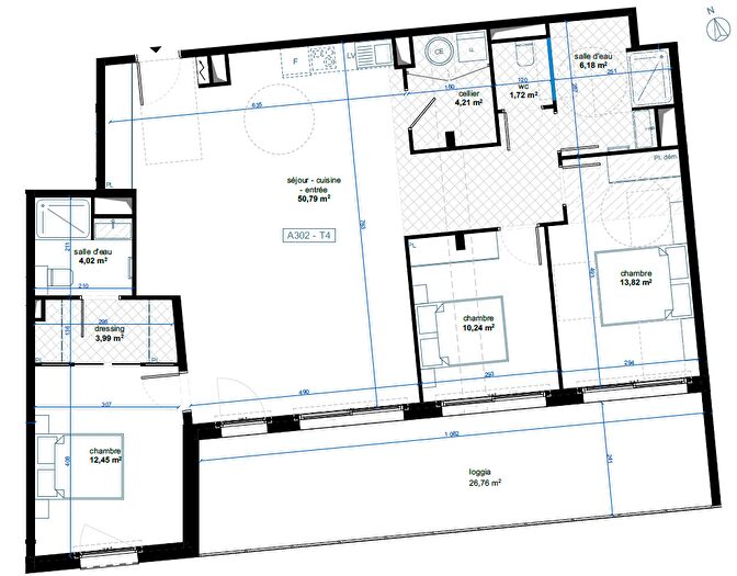 Narbonne, Razimbaud, Porte Neuve - Appartement 4 pièces à vendre