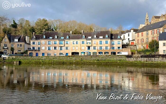 Appartement à vendre - Châteaulin - 3 pièces - 2 chambres