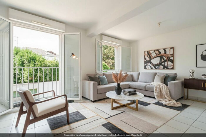 Appartement à vendre - Nantes, Saint-Donatien, Tortière - 3 pièces - 2 chambres