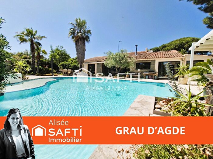 Maison à vendre - Agde, Le Grau dAgde - 7 pièces - 5 chambres