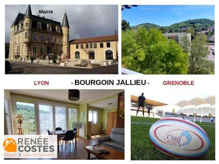 Appartement 4 pièces à Bourgoin-Jallieu, Montbernier, Côteaux, à vendre