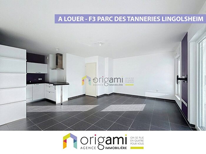 Appartement à louer - Lingolsheim - 3 pièces - 2 chambres