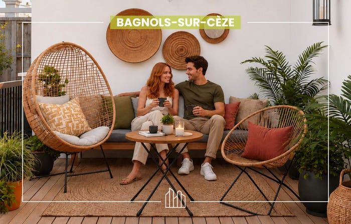 Bagnols-sur-Cèze, Les Escanaux - Maison 2 pièces à vendre