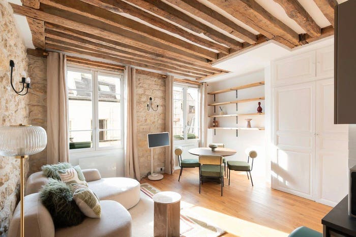 Saint Gervais, Paris 4ème arrondissement : Appartement 2 pièces à louer
