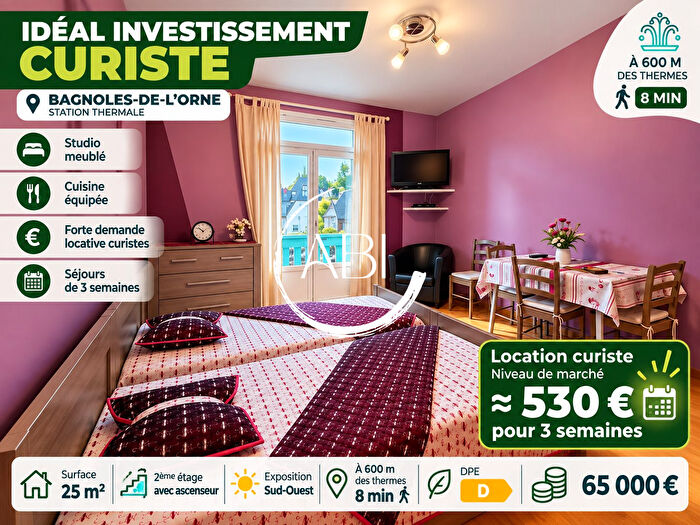 Bagnoles-de-l'Orne : Appartement 1 pièce à vendre