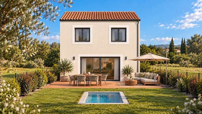 Beauvoisin - Maison 4 pièces à vendre