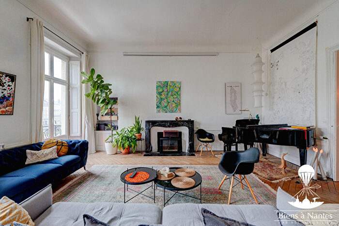 Appartement à vendre - Nantes, Centre-ville - 4 pièces - 3 chambres