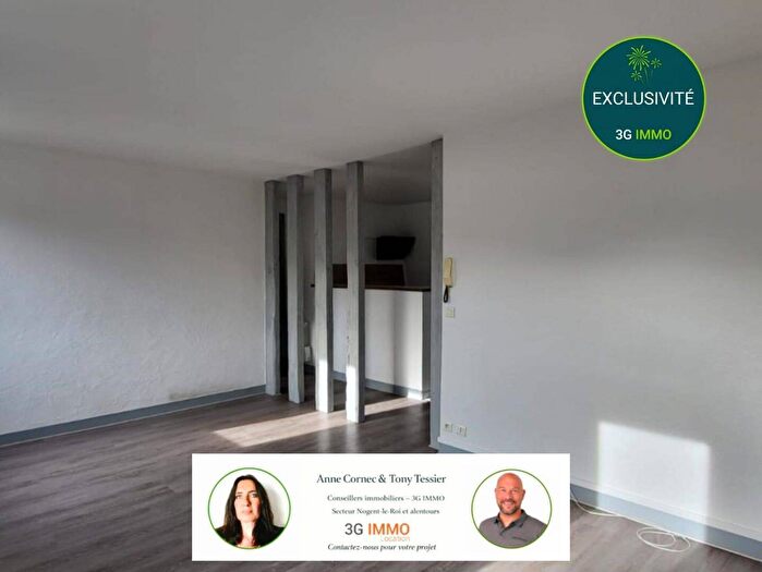 Appartement à louer - Nogent-le-Roi - 2 pièces - 1 chambre