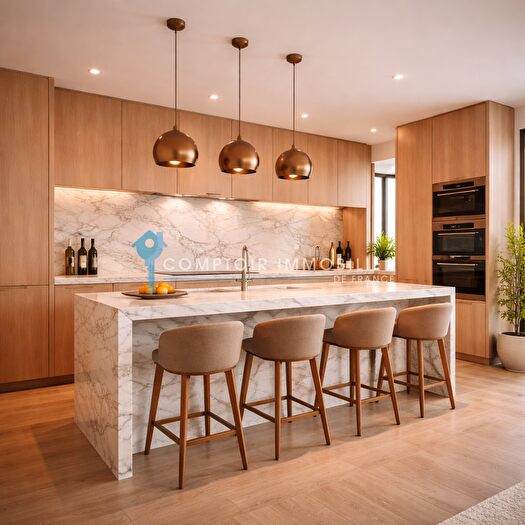 Appartement à vendre - Lunel, Louis Abric - 3 pièces - 2 chambres