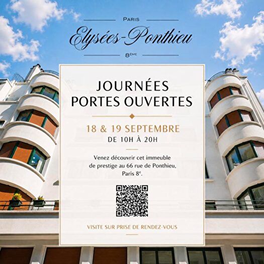 Paris 8ème, Saint-Philippe du Roule : Appartement 4 pièces à vendre