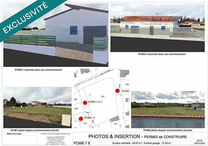 Maison à vendre - Montbrison, Centre-ville - 4 pièces - 3 chambres